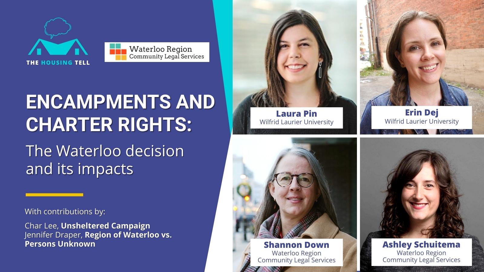 NRHN - Encampments and Charter rights: Upholding the right to life ...